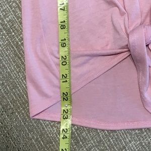 Rebellious One | Tops | Rebellious One Pink Keyhole Slvls Tie Front Top ...